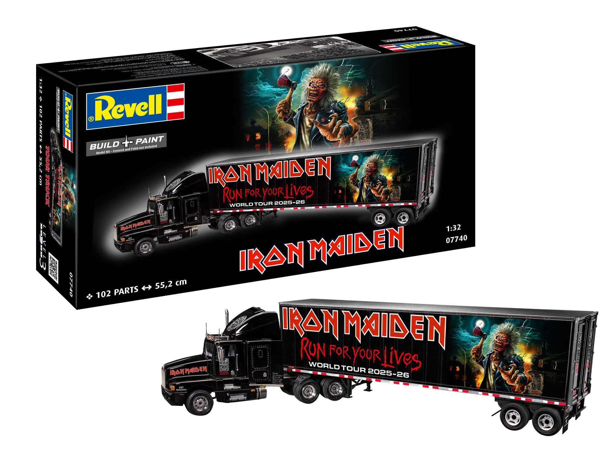 Tour Truck "Iron Maiden" model kit 1:32