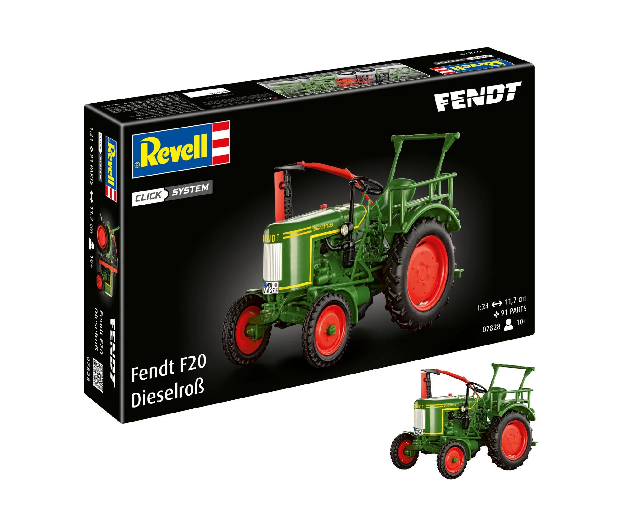 Fendt F20 Dieselroß: Modellbau-Set mit Click-System erleben
