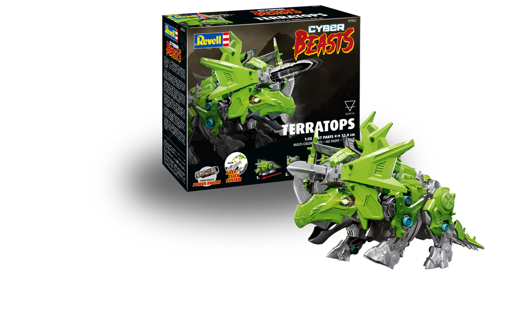 Cyber Beasts - Futuristic model building robots with power engine