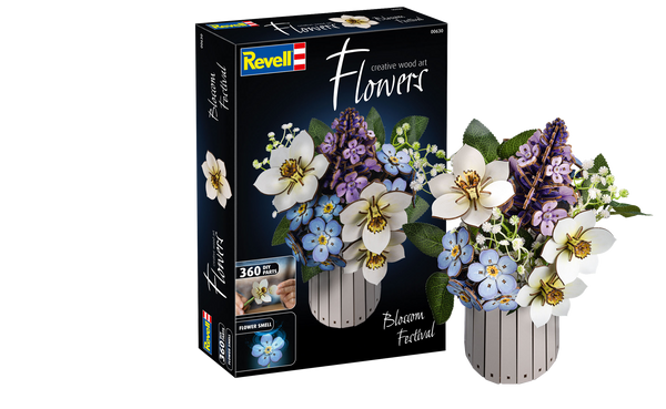 Revell Flowers: The first DIY wooden flowers with fragrance & vase